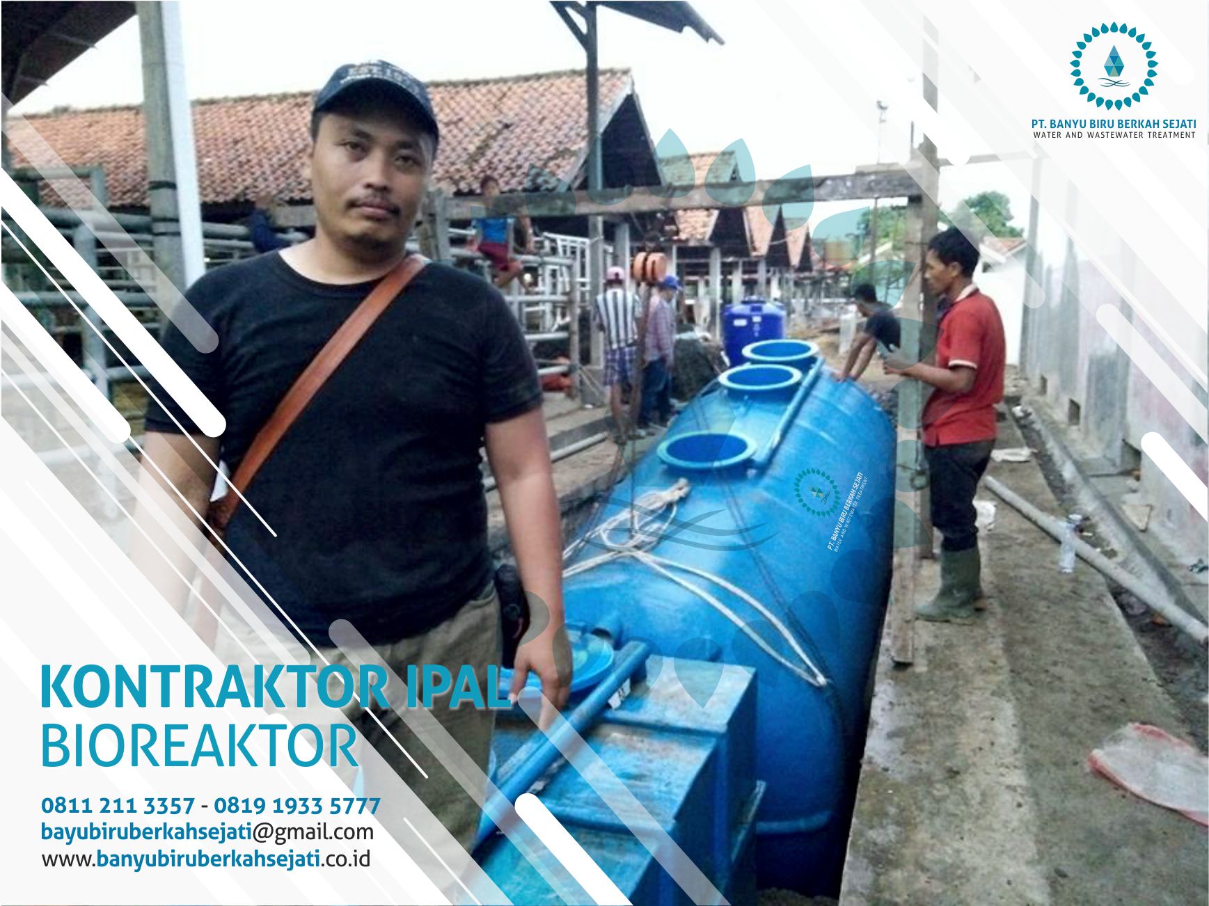 Jual Sarang Tawon Bioreaktor, Biofilter Ipal Komunal, Desain Bioreaktor ...